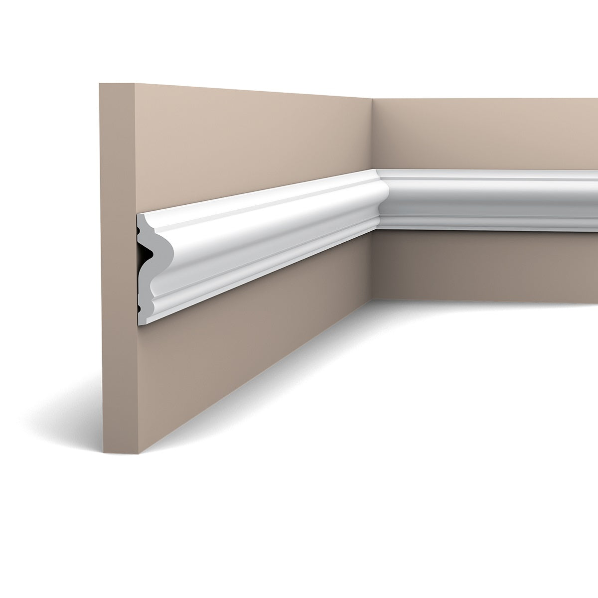 PX175F Orac Flexible Dado Rail 50mm x 17mm x 2m – Decor Mouldings UK