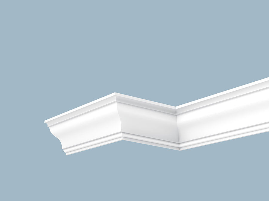 C833 Orac Exterior Coving 122mm x 112mm x 2m – Decor Mouldings UK